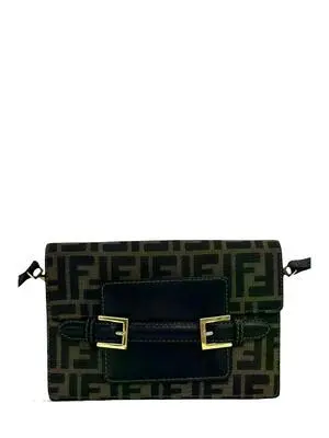 Fendi 20th Century Zucca Canvas Shoulder Bag - Brown
