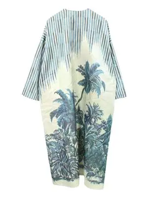 Dior Reversible Gown Coat - Blue