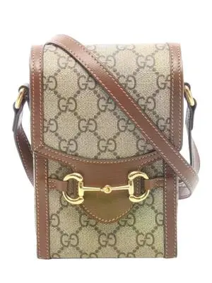 Gucci Gucci 1955 Horsebit Mini Shoulder Bag Neutrals