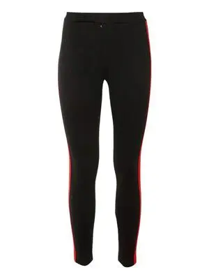 Polo Ralph Lauren Contrast-stripe Knit Trousers - Black