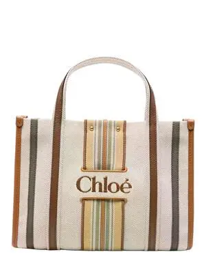 Chloé CHLOÉ Small Woody Loop Tote Bag Neutrals