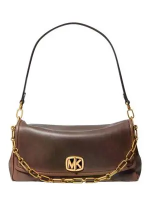 Michael Kors Bryant Large Leather Convertible Shoulder Bag - Brown