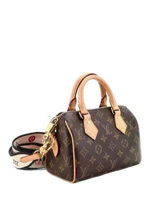 LOUIS VUITTON Speedy Bandouliere Monogram Canvas 20 - Brown