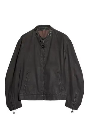 Gucci Gucci Cotton Viscose Denim Jacket With Horsebit Detail Brown