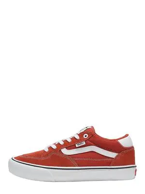 VANS Rowan Suede Sneakers - Red/white