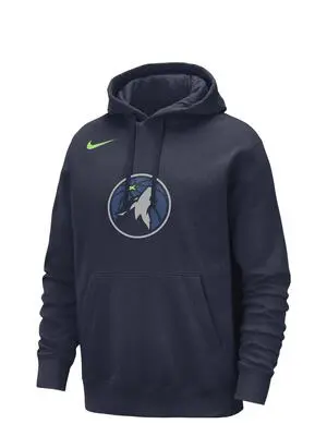 Nike Nba Minnesota Timberwolves Pullover Hoodie - Navy