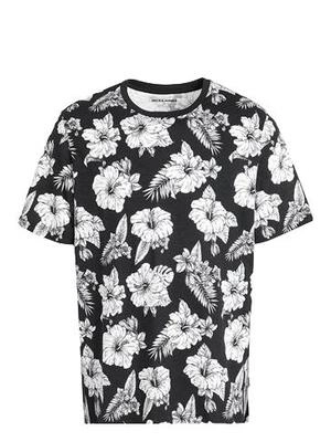 JACK & JONES Man T-shirt Black Size L Cotton
