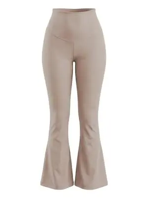 KHONSU SWIM Belle Flare Pants - Brown