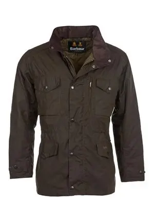 Barbour Sapper Wax Jacket - Black