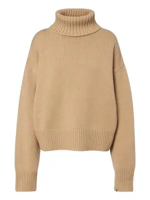 Extreme Cashmere N°434 Crop Xtra Cashmere Sweater - Beige
