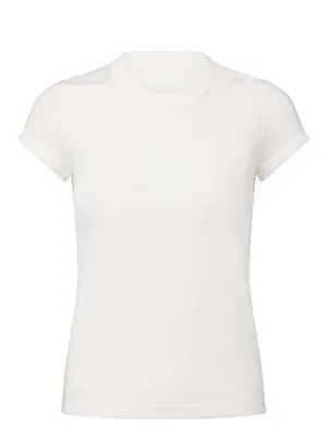 Rick Owens Cropped Cotton T-shirt - White