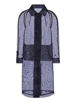 Prada Semi-sheer Coat - Blue