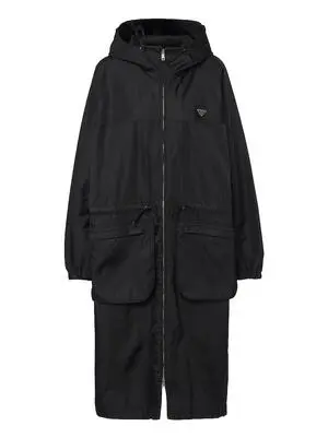 Prada Re-nylon Parka - Black