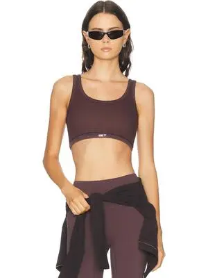 SET ACTIVE Sportbody Sporty Roster Bra In Chocolate - Cacao