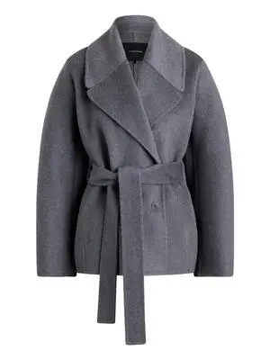 Scanlan Theodore Cocoon Sleeve Coat - Grey
