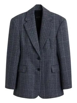 Scanlan Theodore Plaid Jacket - Navy
