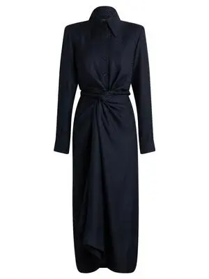 SCANLAN THEODORE Scanlan Theodore US Silk Chain Jacquard Turban Dress