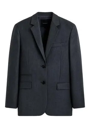 Scanlan Theodore Flannel Relax Tailored Jacket - Pepper
