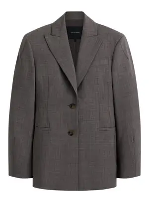 Scanlan Theodore Plaid Jacket - Truffle