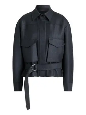 Scanlan Theodore Flannel Patch Pocket Bomber - Pepper