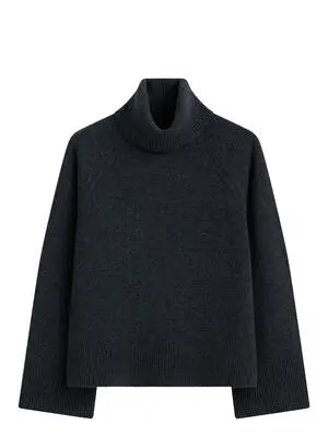 Scanlan Theodore Cashmere Turtleneck Sweater - Pepper