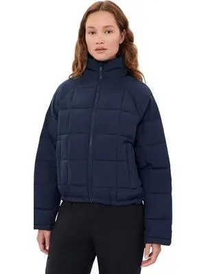 HALFDAYS Nellie Packable Puffer Jacket - Navy