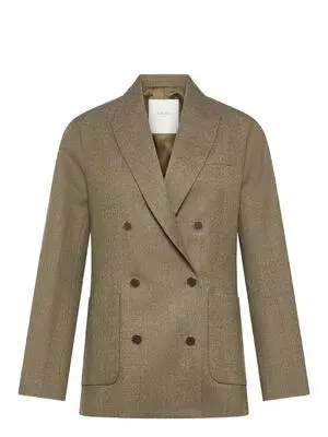 CRUNA Double Breasted Blazer - Brown