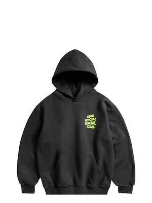 ANTI SOCIAL SOCIAL CLUB I Glow In The Dark" Hoodie - Black
