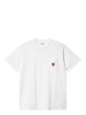 Carhartt Wip Short Sleeve Pocket Heart T-shirt - White