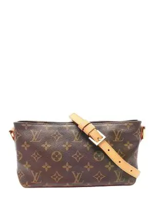 LOUIS VUITTON Monogram Canvas Shoulder Bag - Brown
