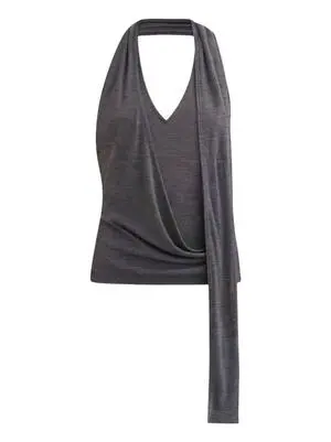 BELLE ANNA BELLE ANNA Draped Halterneck Top