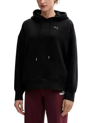 PUMA Embroidered Logo Hoodie - Black