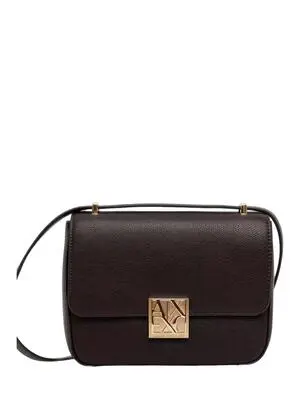 Armani Exchange Logo Plaque Cross Body Bag - Brown