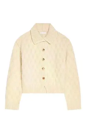 Dries Van Noten Textured Wool Cardigan - Neutrals