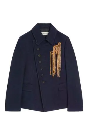 DRIES VAN NOTEN DRIES VAN NOTEN Embroidered Wool Blazer