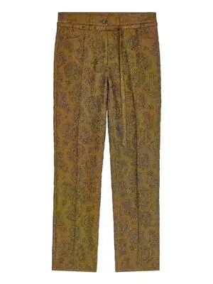 DRIES VAN NOTEN DRIES VAN NOTEN Slim-Leg Jacquard Pants