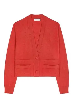 DRIES VAN NOTEN DRIES VAN NOTEN Cropped Wool Cardigan With Patch Pockets