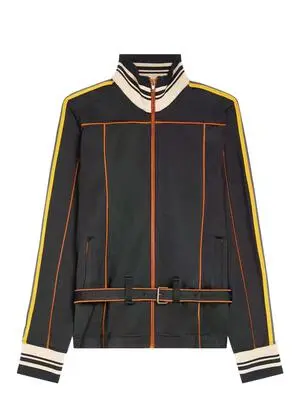 DRIES VAN NOTEN Dries Van Noten Jersey Track Jacket With Belt Detail