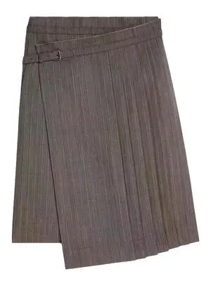 DRIES VAN NOTEN DRIES VAN NOTEN Pleated Wool Kilt