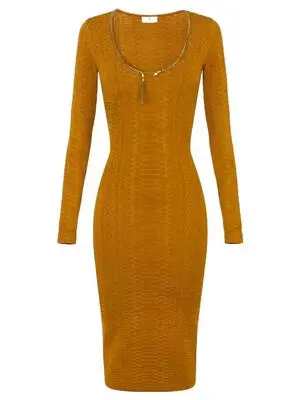 ELISABETTA FRANCHI Elisabetta Franchi Midi Knit Dress