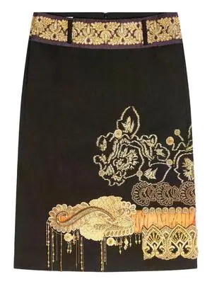 DRIES VAN NOTEN DRIES VAN NOTEN Embroidered Pencil Skirt