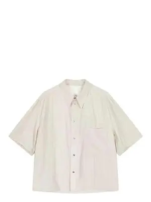 CROQUIS Oversized Button-up Shirt - Neutrals