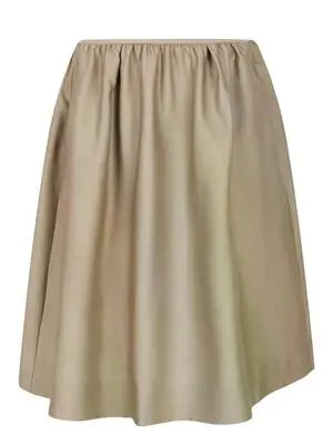 JNBY Shirred A-line Midi Skirt - Neutrals