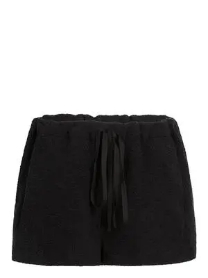 Khaite Robbie Drawstring Shorts - Black