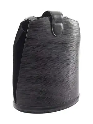 LOUIS VUITTON Cluny Epi Shoulder Bag - Black