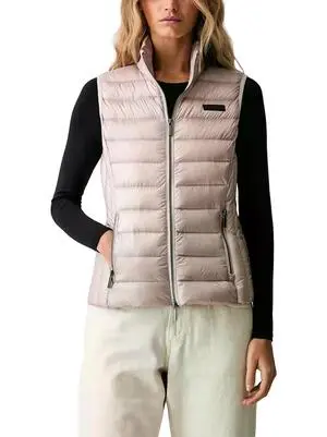 Armani Exchange Quilted Puffer Gilet - Pink