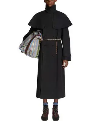 Dries Van Noten Water-repellent Trench Coat - Black
