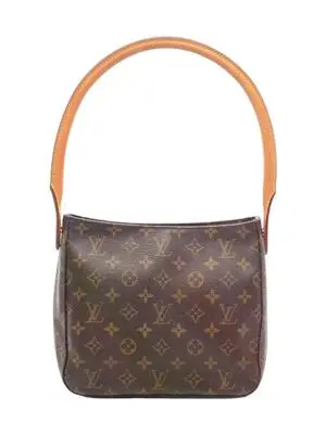 LOUIS VUITTON Louis Vuitton Looping Monogram Tote Bag Brown