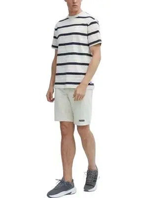 PUMA Mmq Striped T-shirt - Neutrals