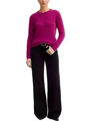 BENETTON Shetland Crew Neck Jumper - Pink